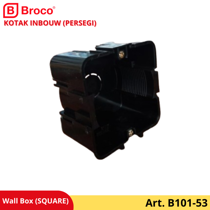 Jual Inbow Dos Broco Segi Hitam (B10153) IB Dus Doos B101-53 Dudukan ...