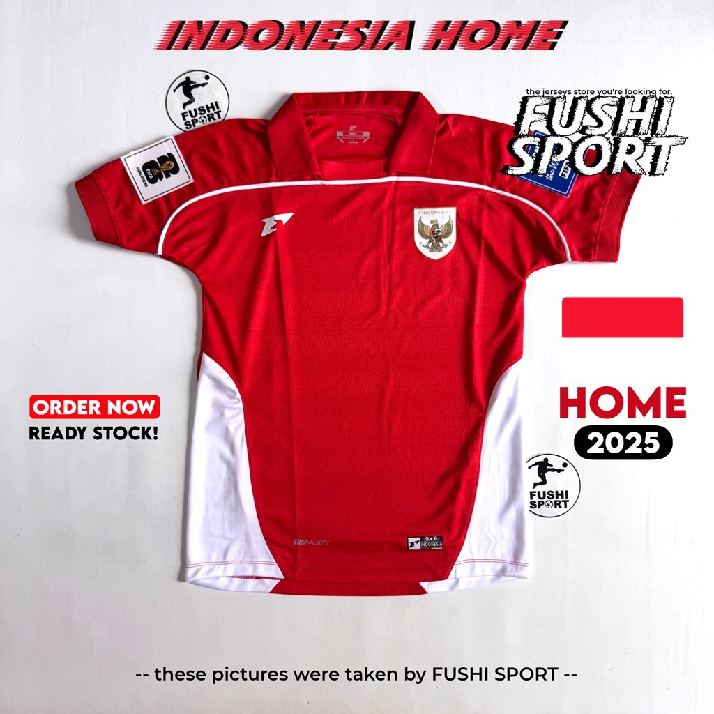 Jual Jersey Baju Bola Timnas Indonesia Home 2025 2026 NEW TERBARU Grade Ori | Shopee Indonesia