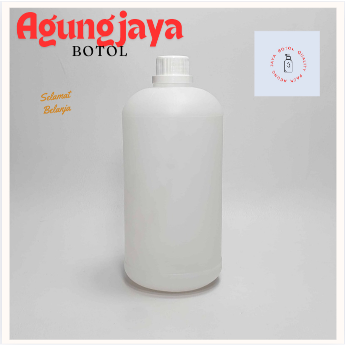 Jual Botol Agro 1500 Ml Bulat Natural HDPE / Botol Hdpe / Botol Pupuk ...