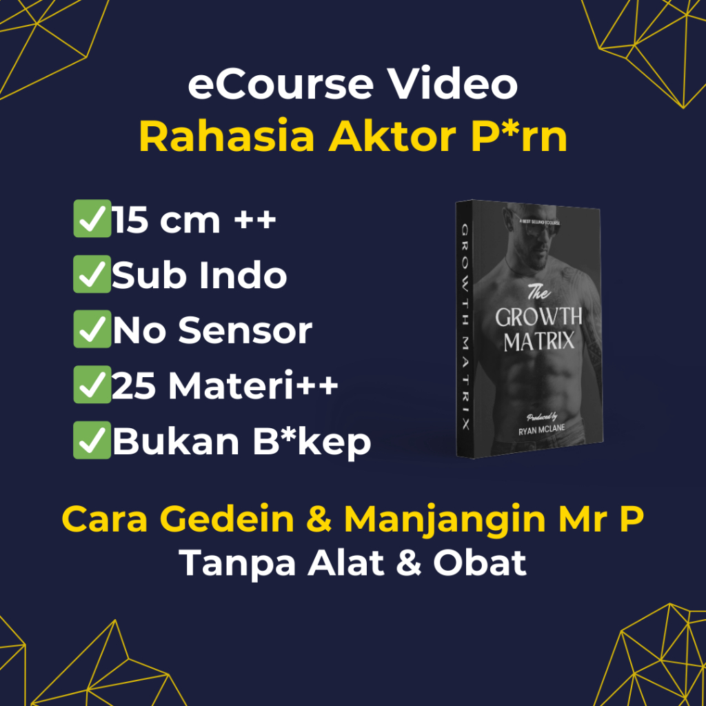 Jual eCourse Growth Matrix Pemanjang Memperpanjang Pembesar Alat Vital Kelamin Kontolll Mister ...