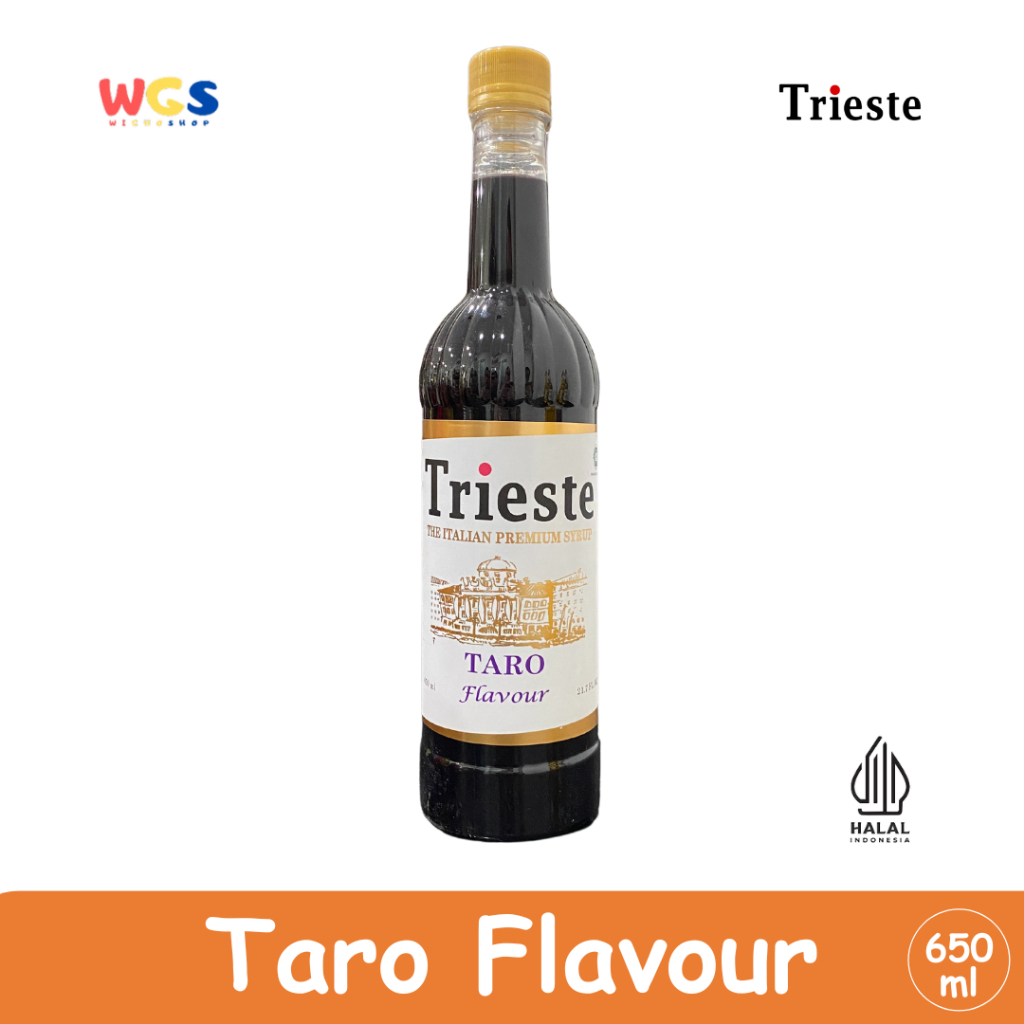 Jual Trieste Syrup Premium Taro Flavour 650ml – Sirup Rasa Taro Lembut ...
