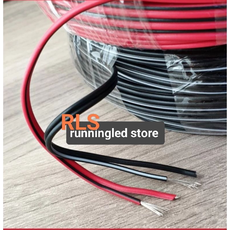 Jual Kabel AWG 22×2 40M Metah-Hitam / Cableton Serabut Tembaga Asli | Shopee Indonesia