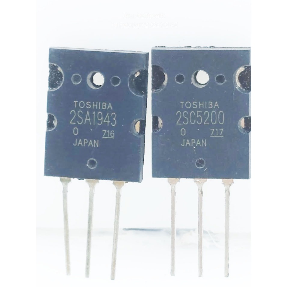 Jual Transistor audio satu set 2CS5200 & 2A1943 original | Shopee Indonesia