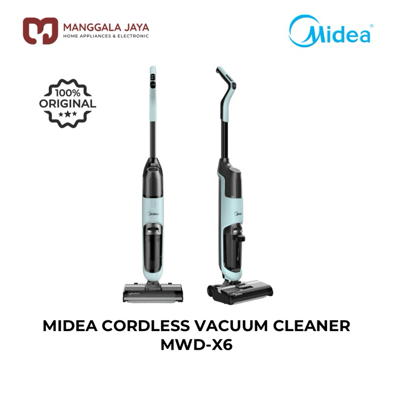 Jual Midea Cordless Vacuum Cleaner Wet Dry Floor Washer MWD-X6 | Shopee ...