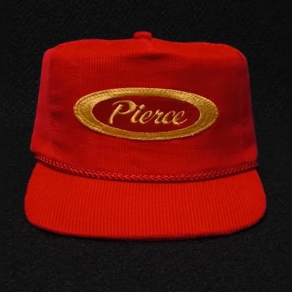 Jual Vintage 80's Corduroy Rope Hat PIERCE MANUFACTURING FIRE TRUCK By ...