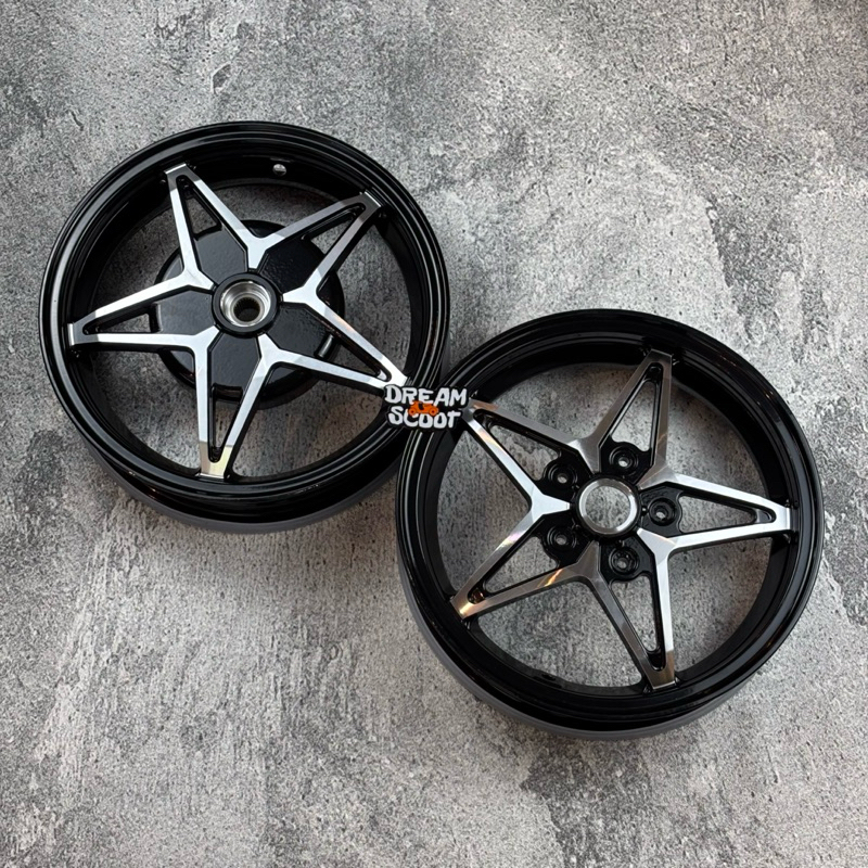 Jual Velg Zegna Bintang Black R12 Vespa Sprint Vespa Peimavera Vespa S ...