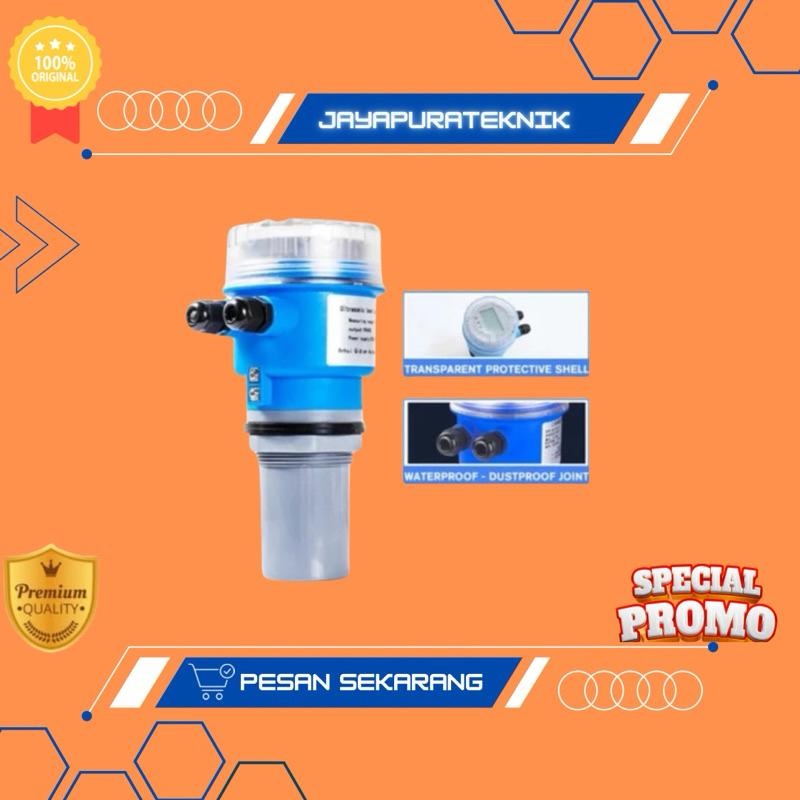Jual Ultrasonic Water Level Sensor IP68 Waterproof 4 20ma & RS485 - 4 ...