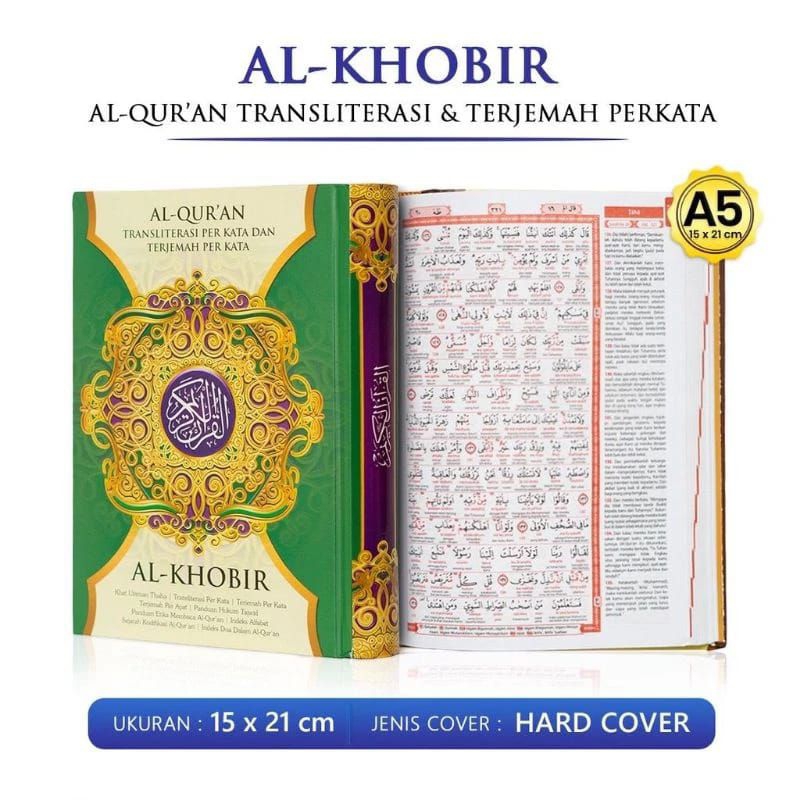 Jual AL QUR'AN AL KHOBIR PERKATA LATIN TERJEMAHAN TAJWID UKURAN TANGGUNG A5 | Shopee Indonesia