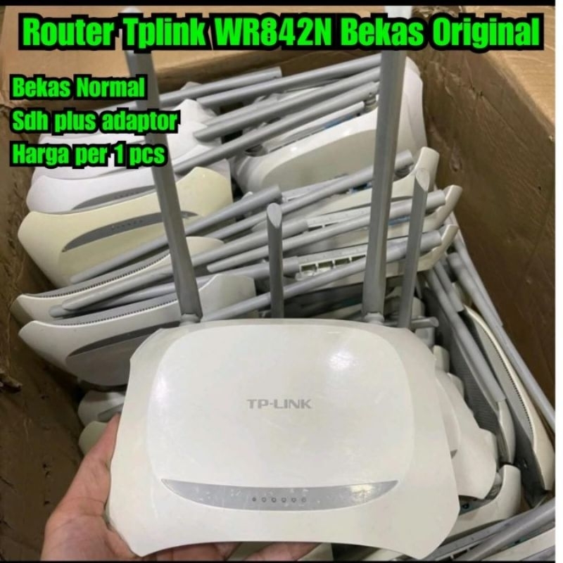 Jual Router TP-Link TL-WR842N 300MBPS Wireless Router Bekas Original ...