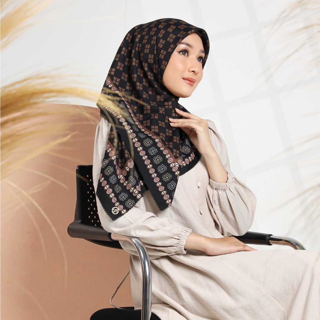 Jual Umama Scarves - Kerudung Motif Jilbab Segi Empat Hijab Daily Voal Liza Motif Laser Cut ...