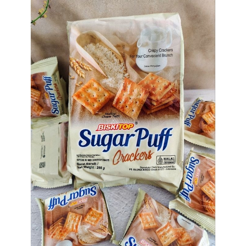 Jual Biskitop Sugar Puff Crackers 280gr | Shopee Indonesia