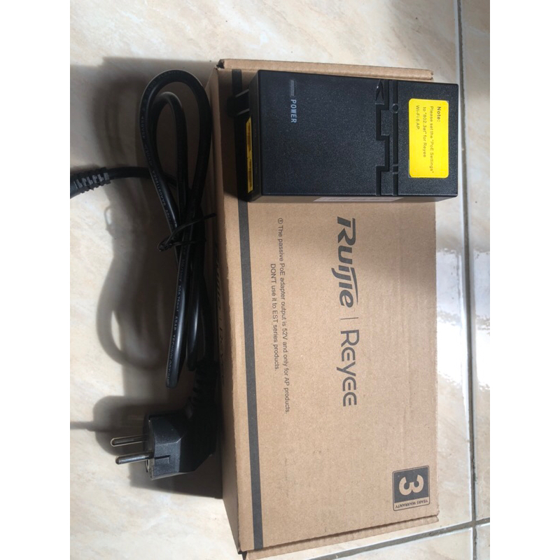 Jual RUIJIE REYEE RG-POE-AF15 1 PORT POE ADAPTER 52V 15.6W | Shopee Indonesia