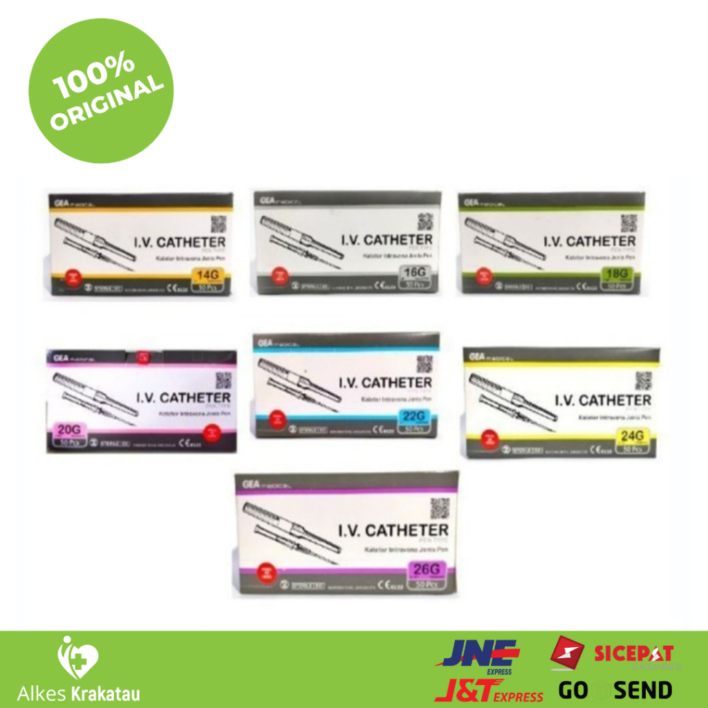 Jual Abbocath / IV Catheter GEA per pcs / Jarum Infus ecer / Abocath ...