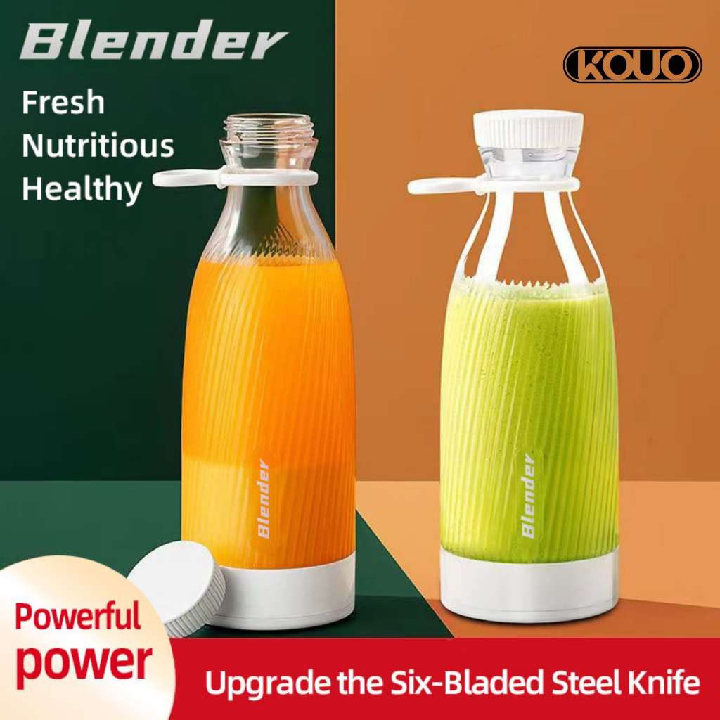 Jual KOUO Juicer Cup Electric Portable Dengan Mata Pisau Stainless ...