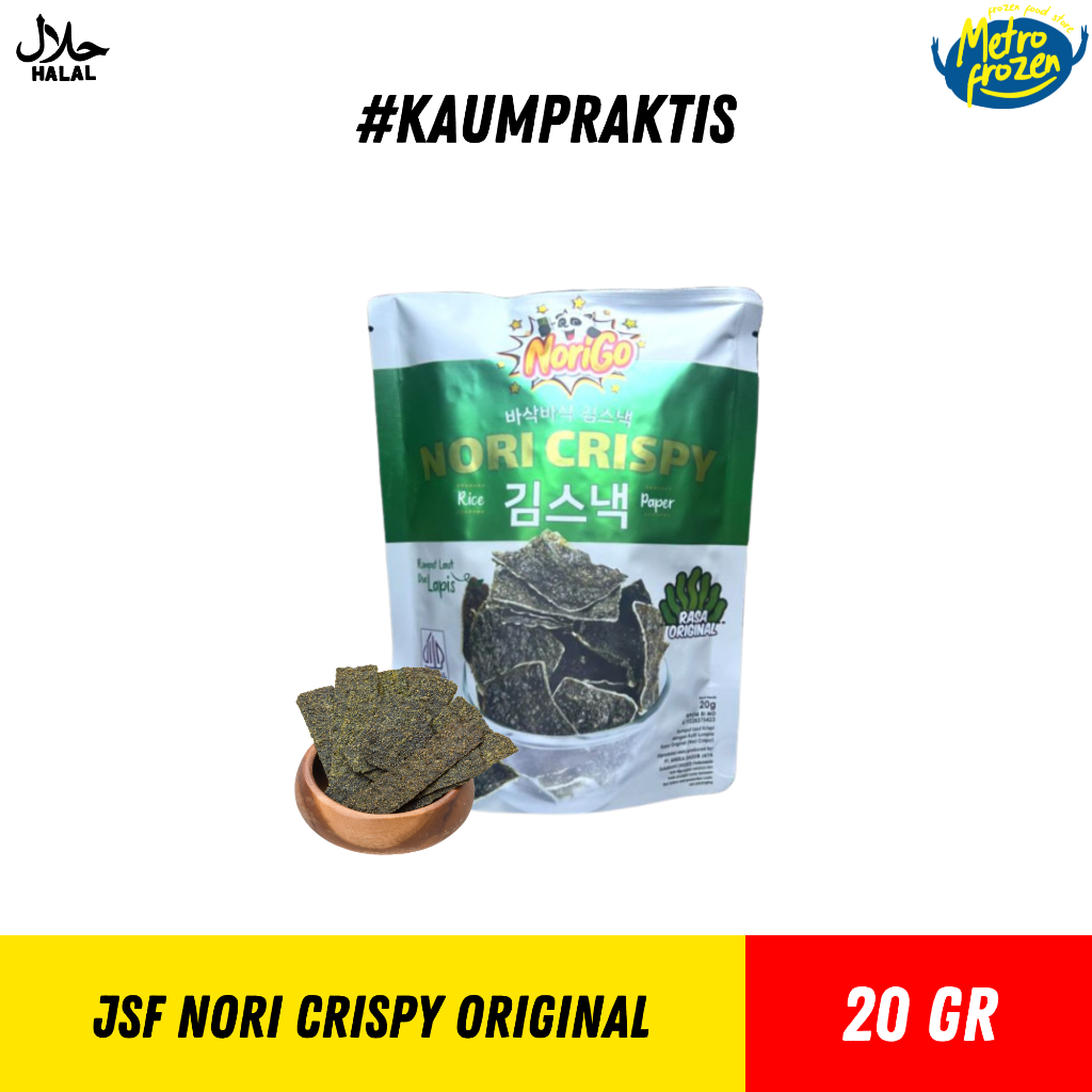 Jual JFS Nori Crispy 20gr //nori rasa keju //nori rasa balado //nori ...