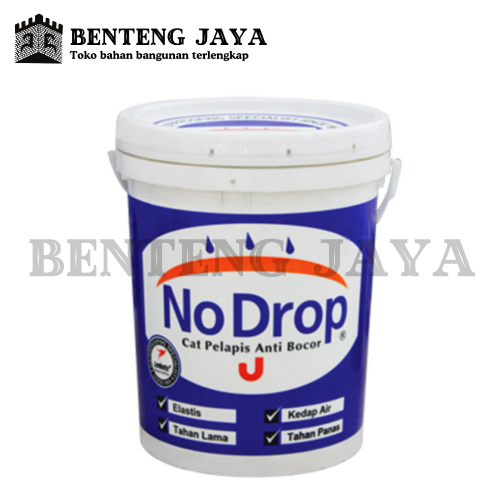Jual CAT TEMBOK NO DROP 20KG (PAIL) / CAT PELAPIS ANTI BOCOR / CAT ...