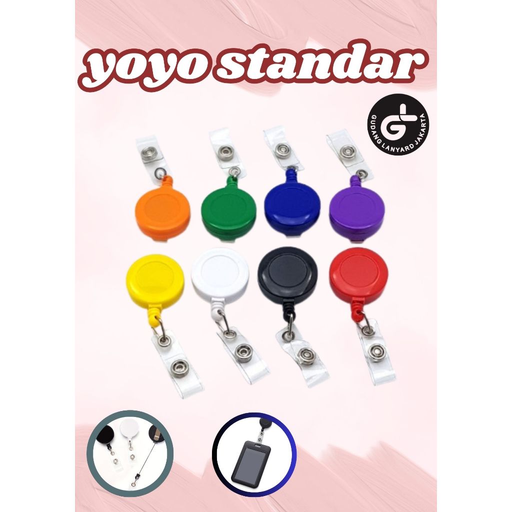 Jual YOYO Tali Id Card Gantungan ID CARD Hang Tag Name Tag STANDARD ...