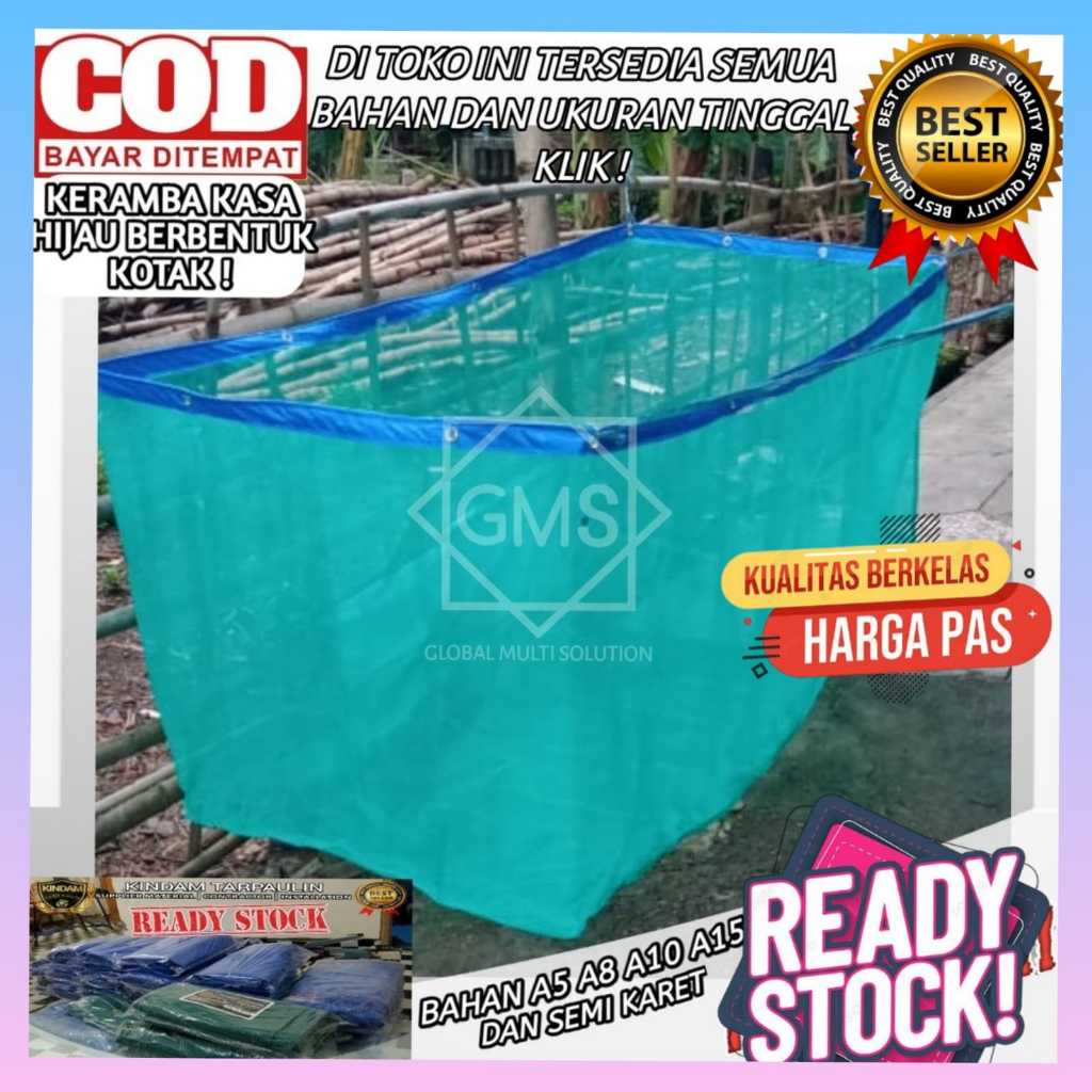 Jual KERAMBA JARING KASA INSECT NET JAHIT LIST TERPAL KELILING HARGA ...