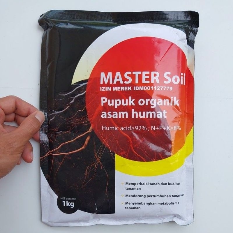 Jual MASTER SOIL PUPUK ORGANIK ASAM HUMAT 1 KG HUMIC ACID | Shopee Indonesia