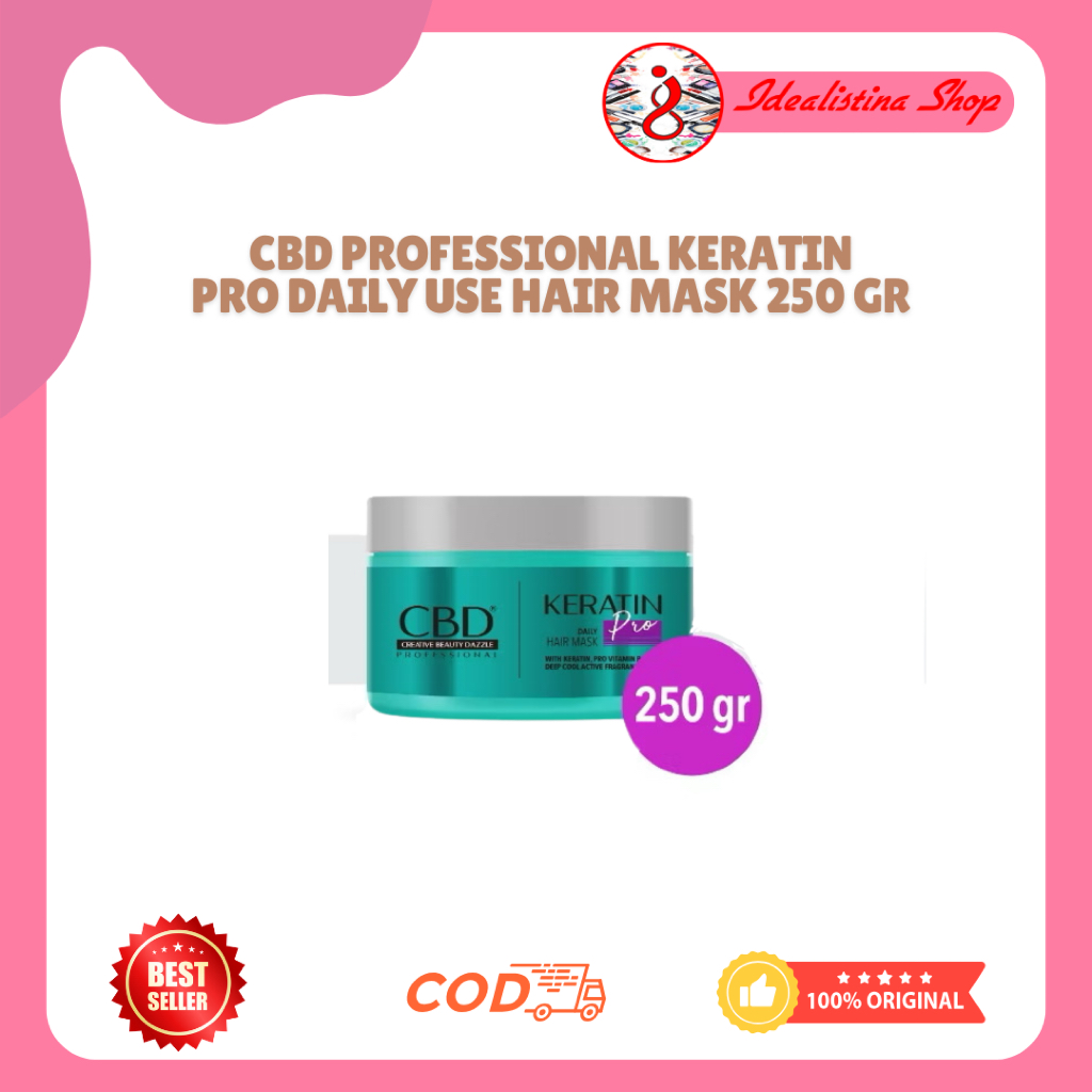 Jual CBD Professional Keratin Pro Daily Use Hair Mask (Masker Rambut ...