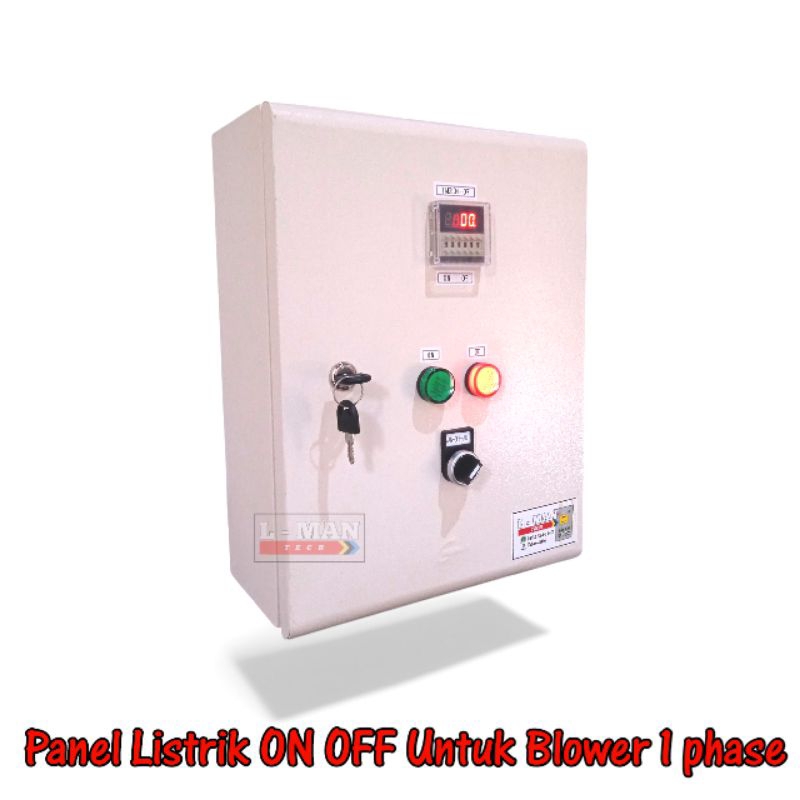 Jual Panel Timer ON OFF atau Intermitan Untuk 1 Blower Listrik 1 Phase ...