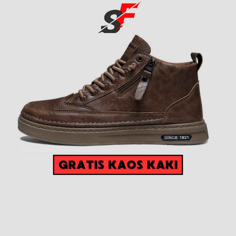 Jual Sneaker Furious sepatu pria keren terbaru F27 spatu peria gaya casual sporty | Shopee Indonesia