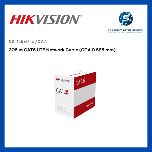 Jual Kabel LAN HIKVISION DS-1LN6U-W/CCA 305 m CAT6 UTP Network Cable (CCA,0.565 mm) | Shopee ...
