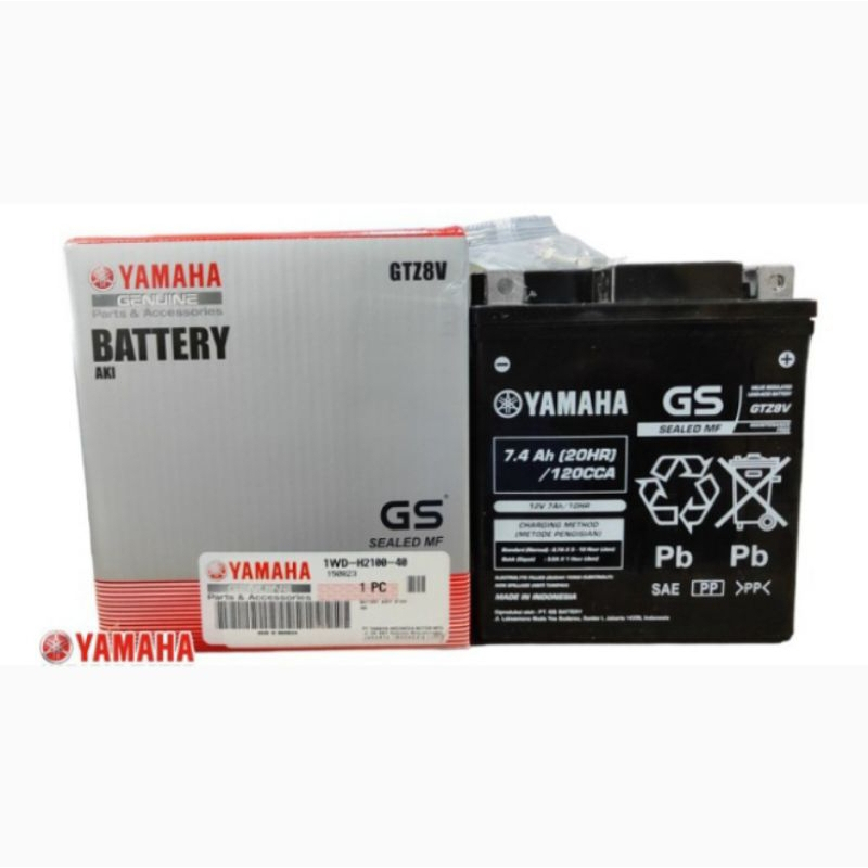 Jual Aki Battery Assy Original Genuine Yamaha XMAX R25 MT25 GTZ8V 1WD-H2100-00 | Shopee Indonesia