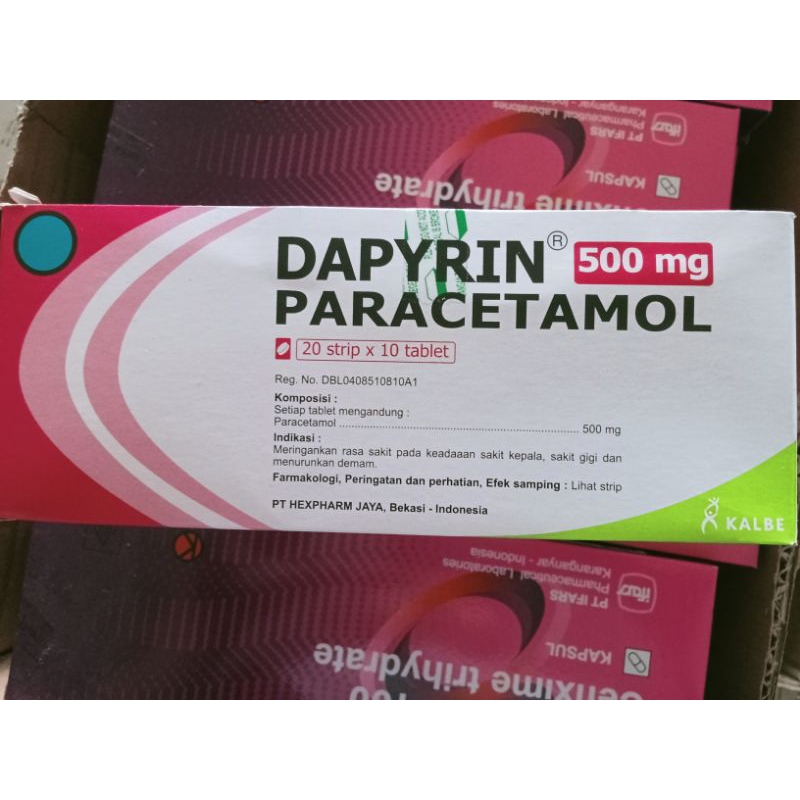 Jual DAPYRIN TABLET (Paracetamol) | Shopee Indonesia