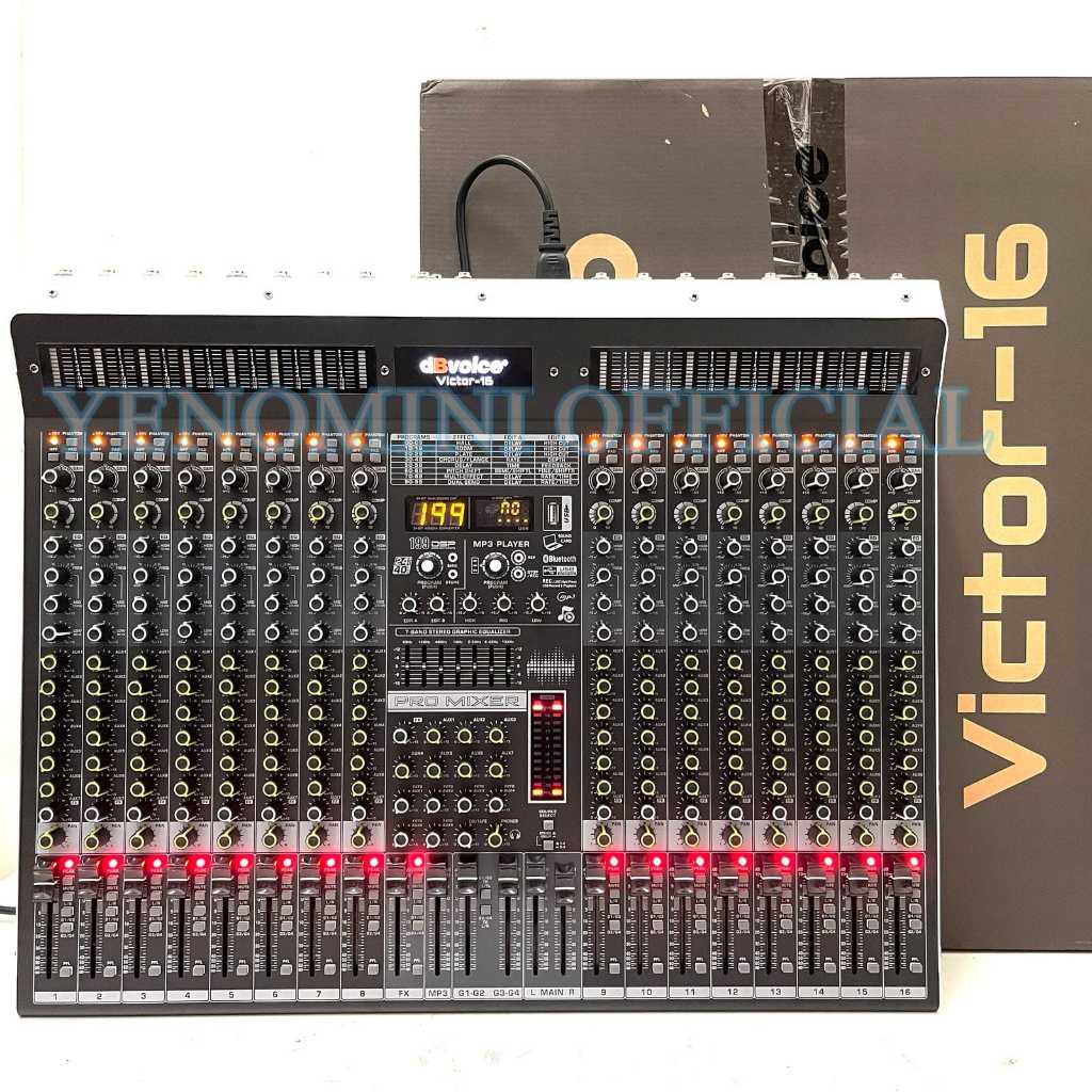 Jual Mixer Audio DbVoice Victor 16 16channel Original Mixer Db voice ...