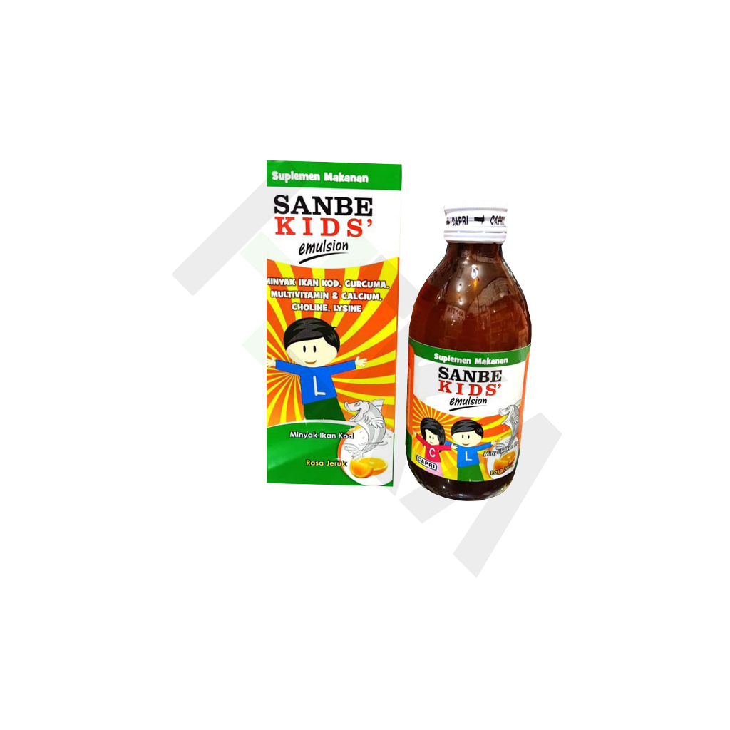 Jual Sanbe Kids Emulsion 200 ml - Sirup Minyak Ikan Kod [Majapahit ...