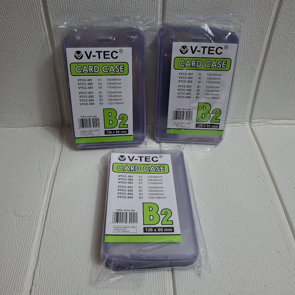 Jual (20 Pcs) Plastik Mika ID Card Tebal OCI/BIG uk B2 Tempat Kartu Nama | Shopee Indonesia