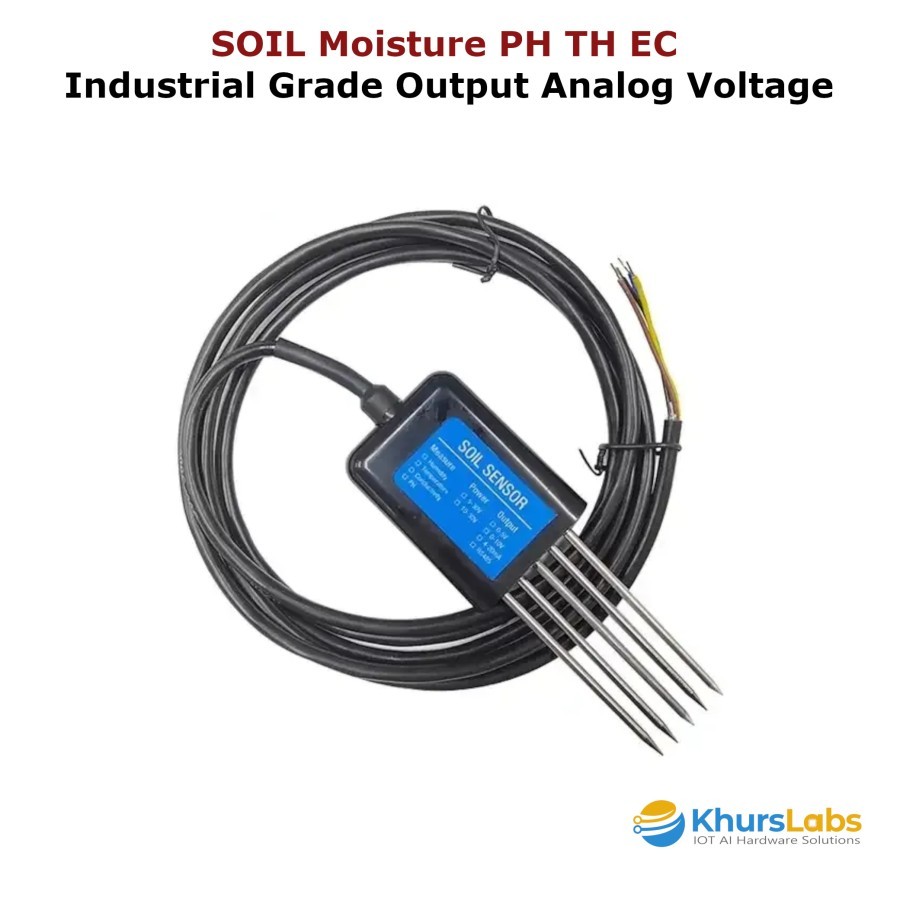 Jual Industrial Grade Sensor Soil PH Moisture Temperature Conductivity ...