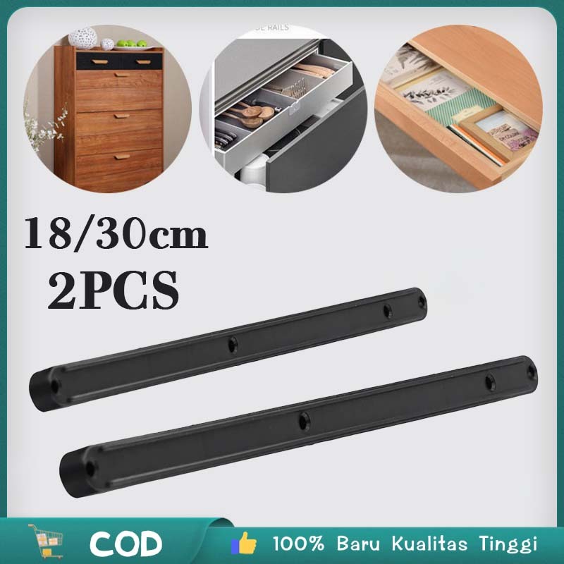 Jual Isi 2 Rel Laci Hitam Rel Untuk Laci Lemari Rel Laci Plastik Rel ...
