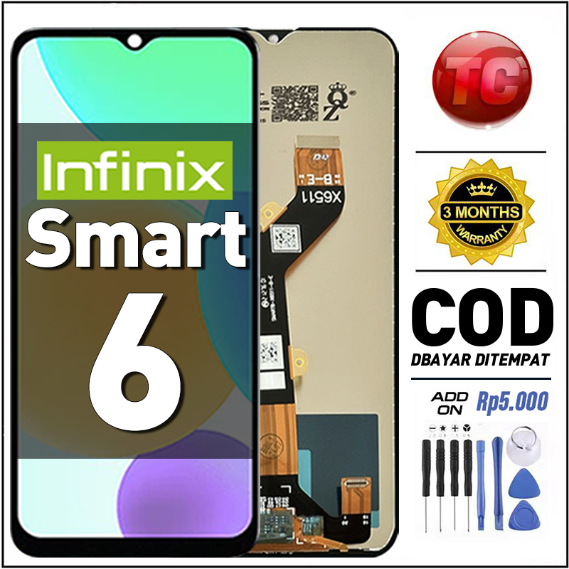 Jual LCD Infinix Smart 6 Original 100% Fullset Asli Ori Touchscreen ...