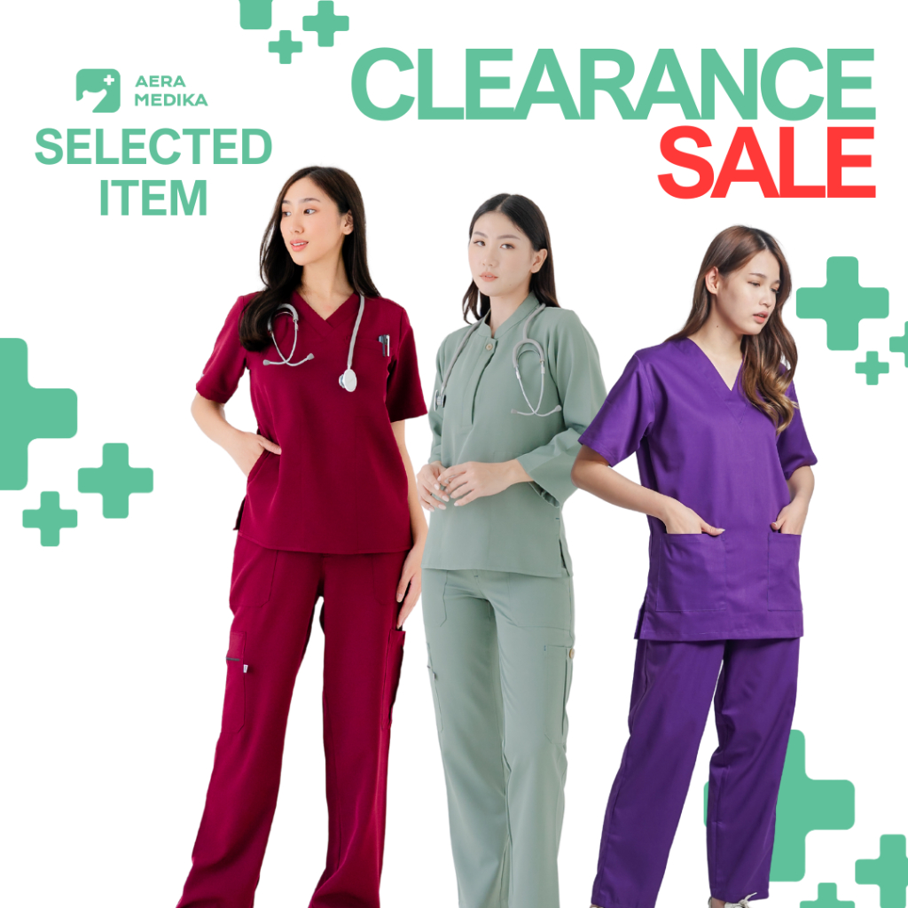 Jual SUPER SALE AERA / Set Baju Jaga / OK Perawat / SCRUB Medis ...