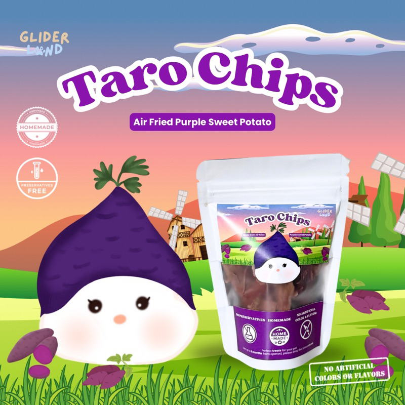 Jual TARO CHIPS Snack Treats Cemilan Crunchy Crispy untuk Sugar Glider ...