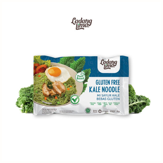Jual LADANG LIMA Kale Noodle 76gr - Mie GLUTEN FREE!! HIGH FIBER | Shopee Indonesia