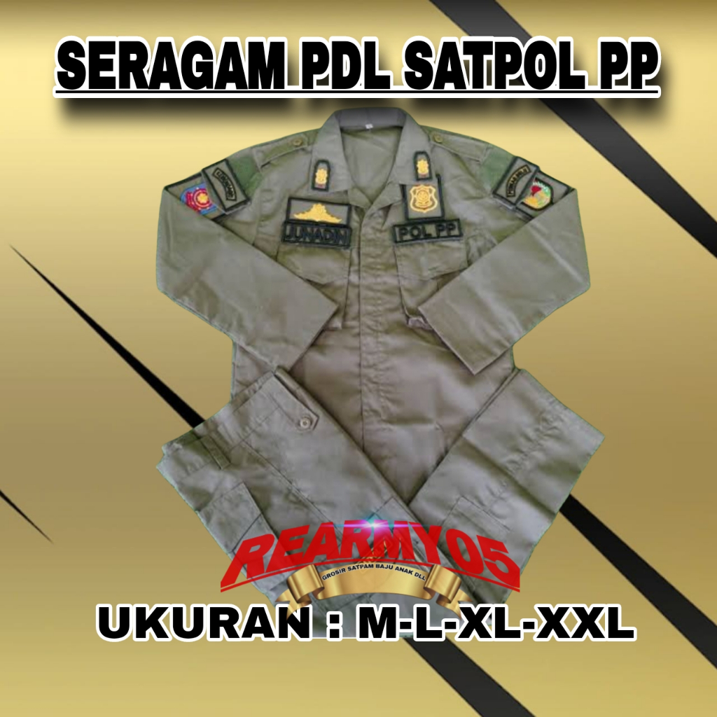Jual SERAGAM PDL SATPOL PP/SERAGAM POL PP/SERAGAM DINAS HARIAN/KEMEJA ...