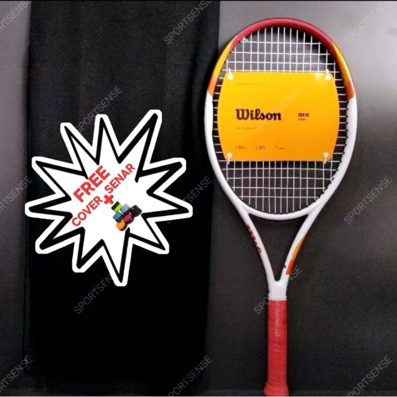 Jual Raket Tenis Wilson Six One 6 1 Tennis Racket 264gr 103sq Racquet ...