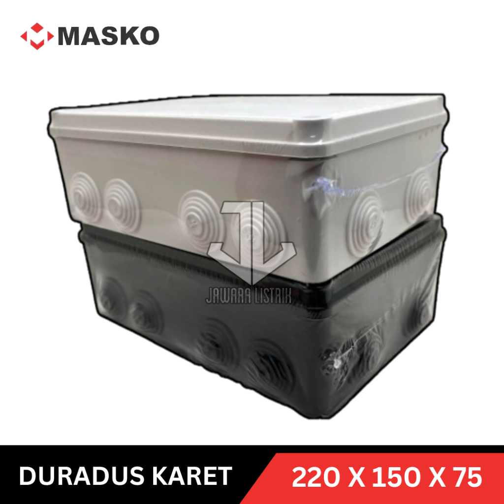 Jual MASKO DURADUS JUNTION BOX 220X150X75 DENGAN KARET PUTIH DORADOS ...
