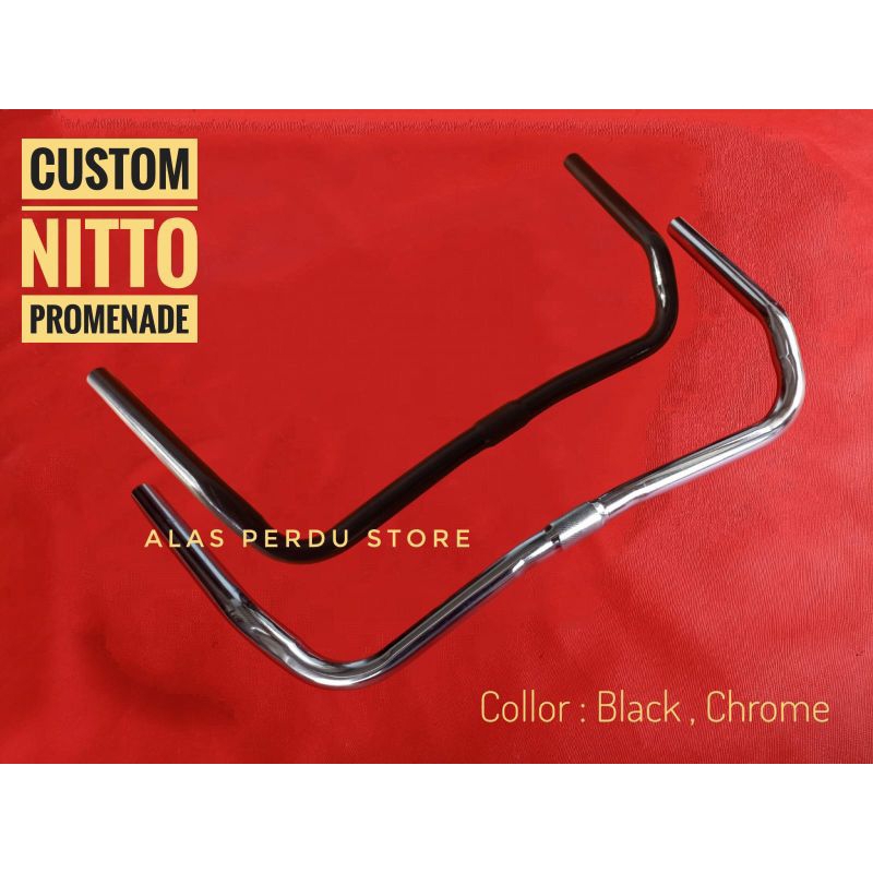 Jual Custom Nitto Promenade Bar / LOSCO HANDLEBAR / Handlebar sepeda ...
