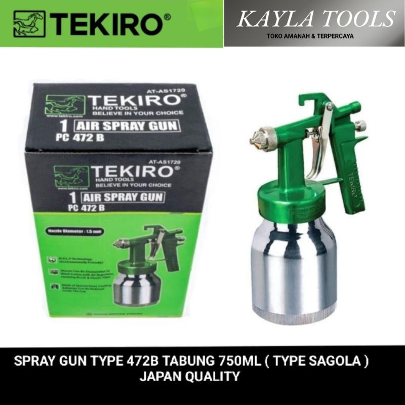 Jual TEKIRO SPRAY GUN TYPE 472B TYPE SAGOLA DIJAMIN ORIGINAL | Shopee Indonesia