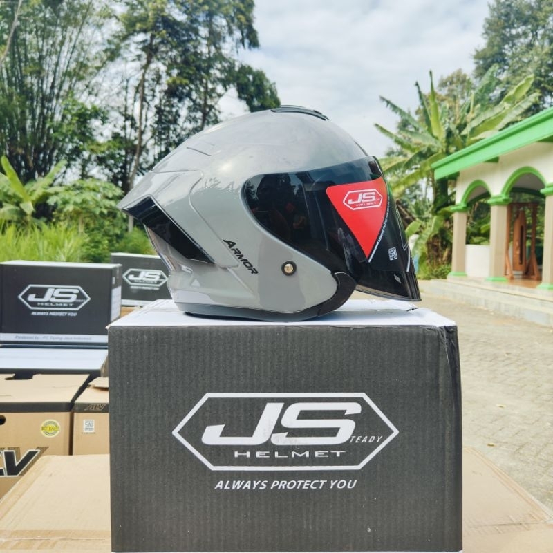 Jual HELM JS ARMOR ORIGINAL SNI PAKET GANTENG | Shopee Indonesia