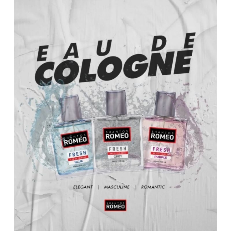 Jual Shantos Romeo Eau De Cologne 100ml | Parfum Pria Tahan Lama ...