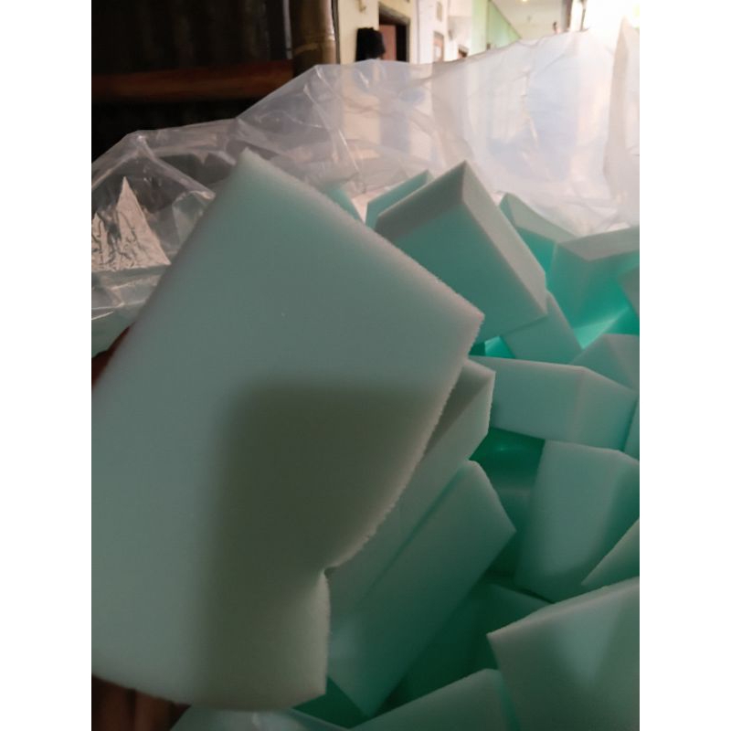 Jual spon cuci botol inoac ukuran 11x7x3cm busa ijo | Shopee Indonesia
