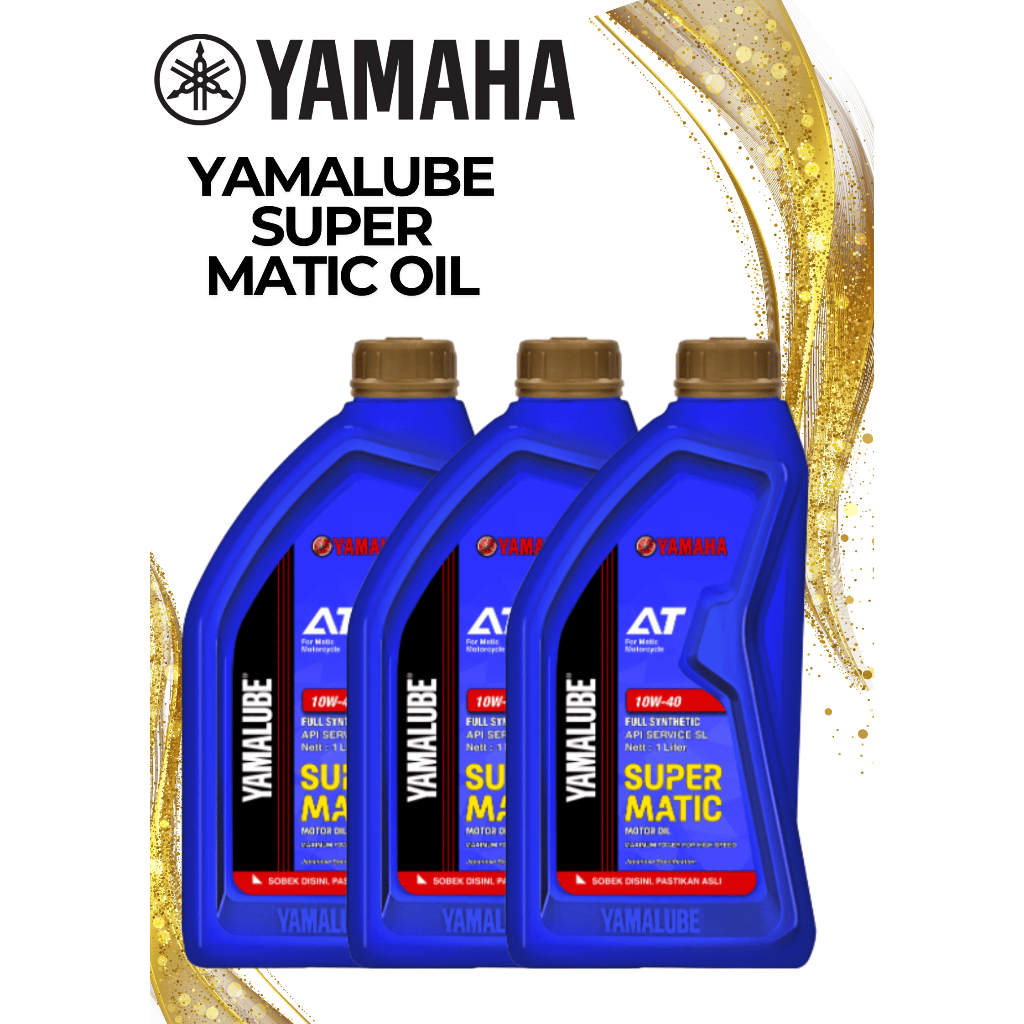 Jual 3 BOTOL Yamalube Super Matic Oil 1L | Shopee Indonesia