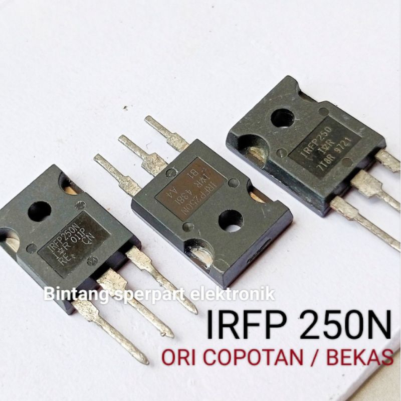 Jual (1 BUAH) IRFP250N ORIGINAL (COPOTAN/BEKAS) MOSFET IRFP250N MOSFET IRFP250 N TRANSISTOR IRFP ...