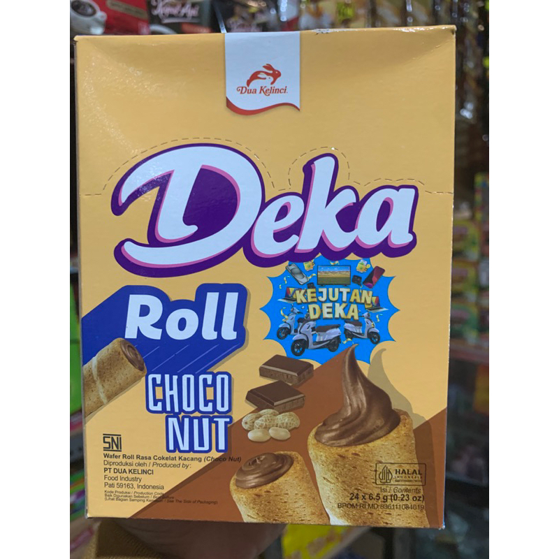 Jual Deka Roll Choco Nut 1 box | Shopee Indonesia