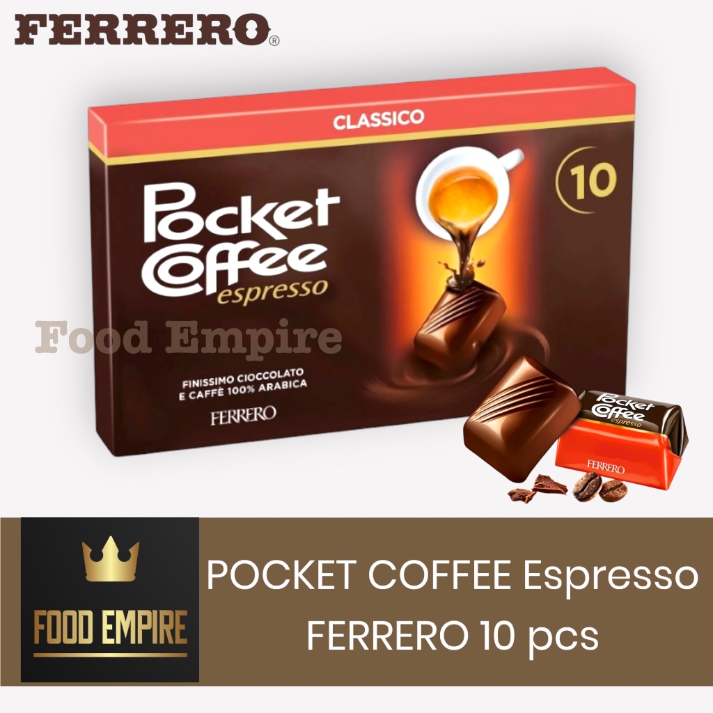 Jual POCKET COFFEE Espresso Classico 125gr | Cokelat isi kopi | FERRERO ...